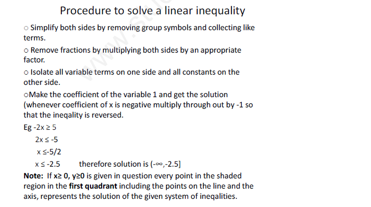 CBSE Class 11 Mathematics Linear Inequalities Assignment Set C